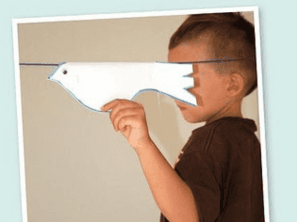 101 Kids Activities Book: How to Make a Bird Zip Line - OneSmileyMonkey.com