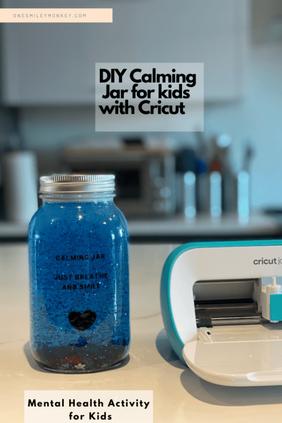 DIY Calming Jar, Mental Health Activity for Kids - OneSmileyMonkey.com
