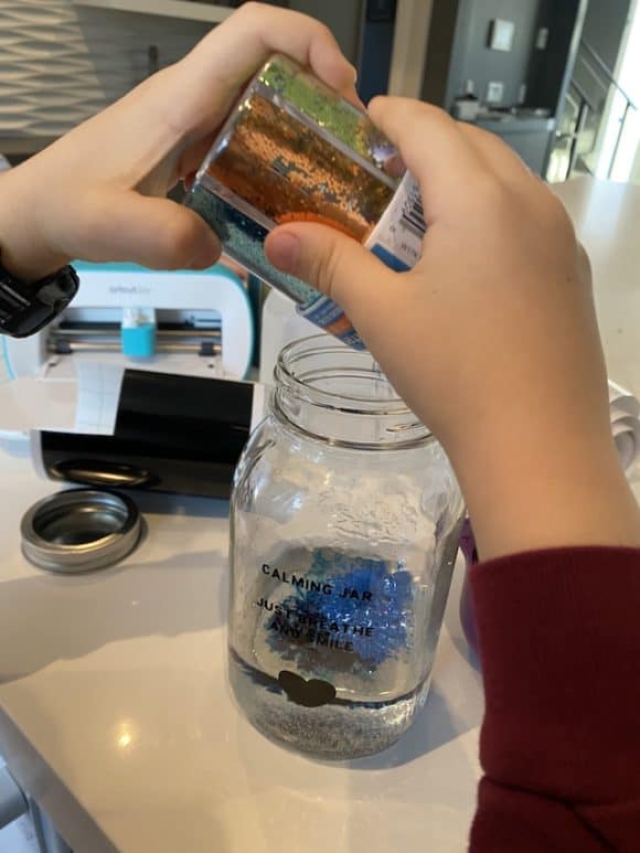 DIY Calming Jar, Mental Health Activity for Kids - OneSmileyMonkey.com