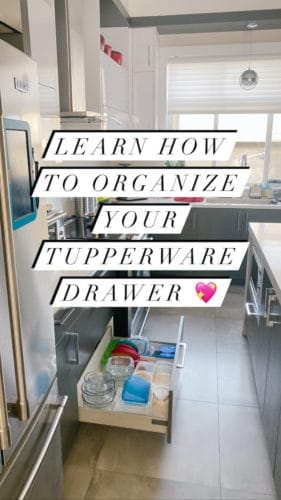 How to Organize Your Tupperware Drawer - Easy Tips - OneSmileyMonkey.com