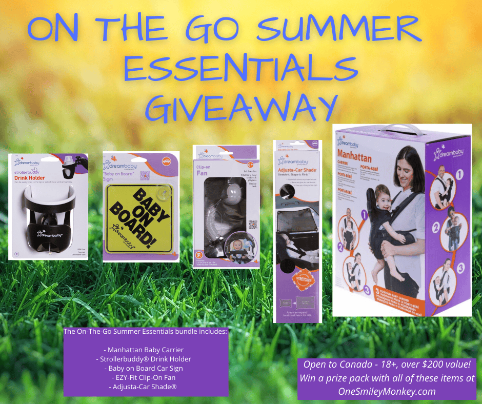 On-The-Go Summer Essentials Bundle Giveaway - OneSmileyMonkey.com
