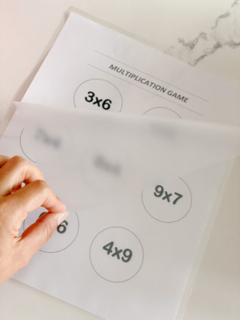 Outdoor Education: Multiplication Practice DIY with Cricut ...