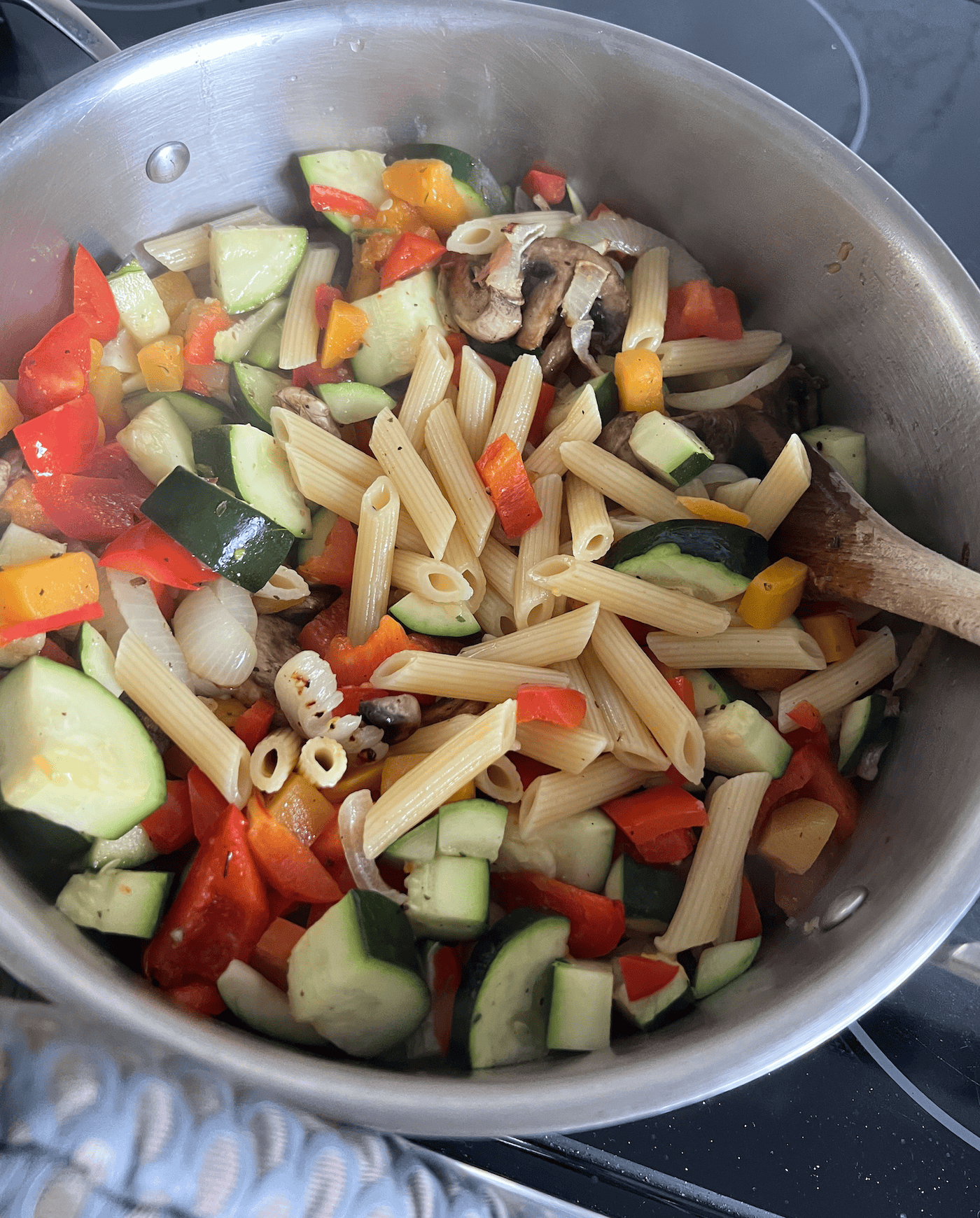 Delicious Baked Penne with Roasted Veggies Recipe - OneSmileyMonkey.com