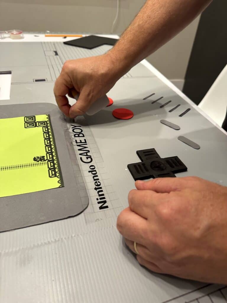 DIY Classic Game Boy Halloween Costume Idea - OneSmileyMonkey.com