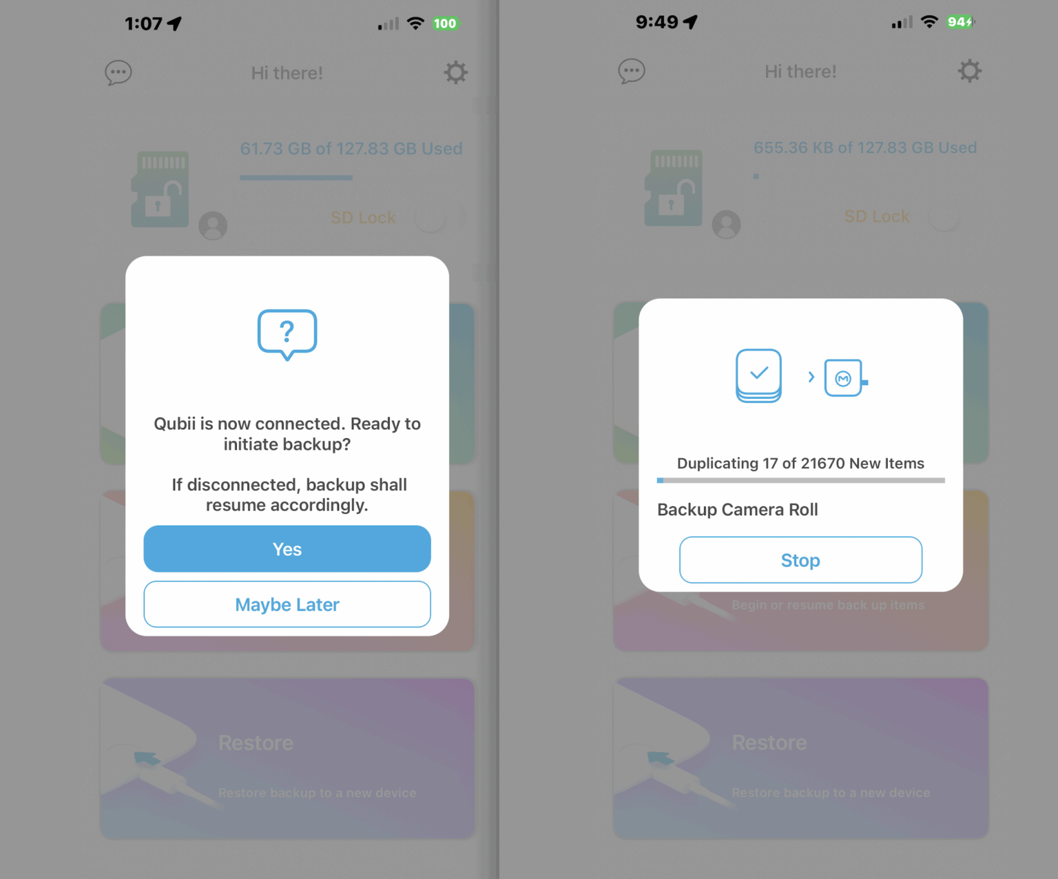 Qubii Duo Auto Back-Up Cube {Review} - OneSmileyMonkey.com