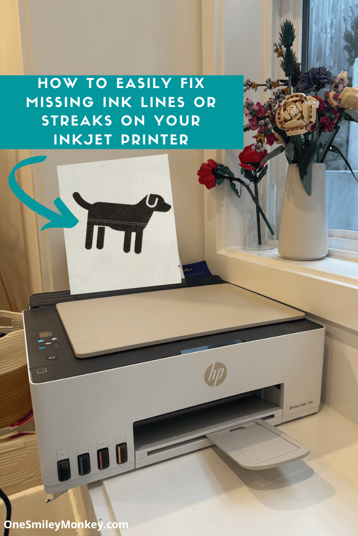 How to Easily Fix Missing Ink Lines or Streaks on Your Inkjet Printer ...